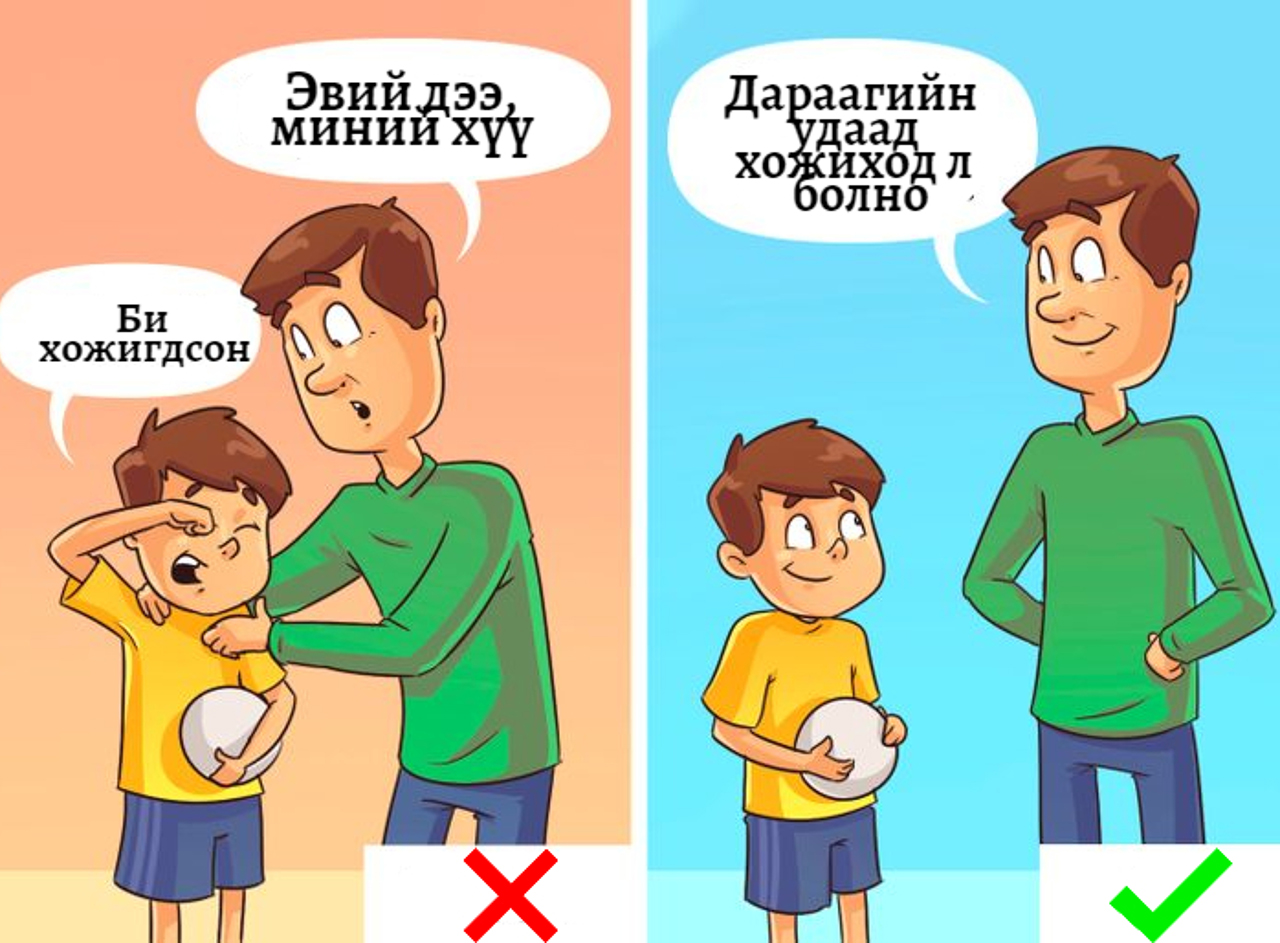 Maamuu · Хүүхдээ биеэ даахыг нь хүлээн зөвшөөрөх шалтгаанууд